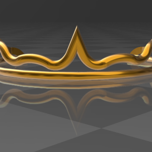 Download free STL file Golden Crown • Template to 3D print ・ Cults