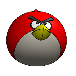 Free STL file Angry Bird 😡・3D printable object to download・Cults