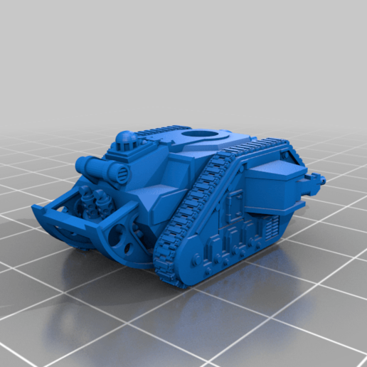Download free STL file Tiny Tank MBT • Design to 3D print ・ Cults