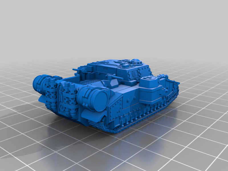 Free STL file Tiny Biggest Tank Assault APC 🪖・3D print model to ...