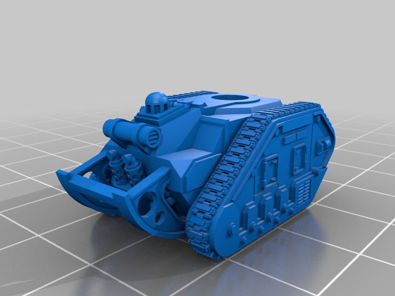Free STL file Tiny Tank MBT 🪖・3D printing idea to download・Cults