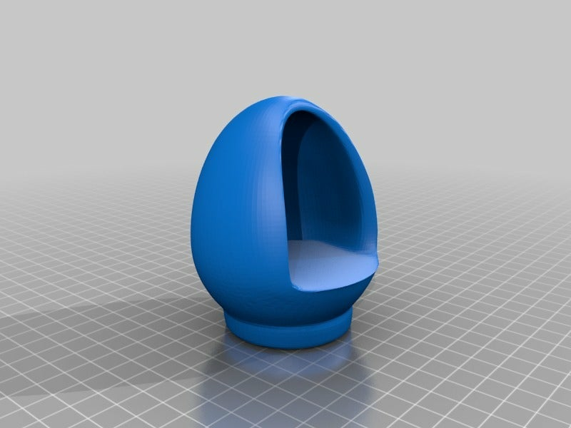 Free STL file Tiny egg chair・3D printable object to download・Cults