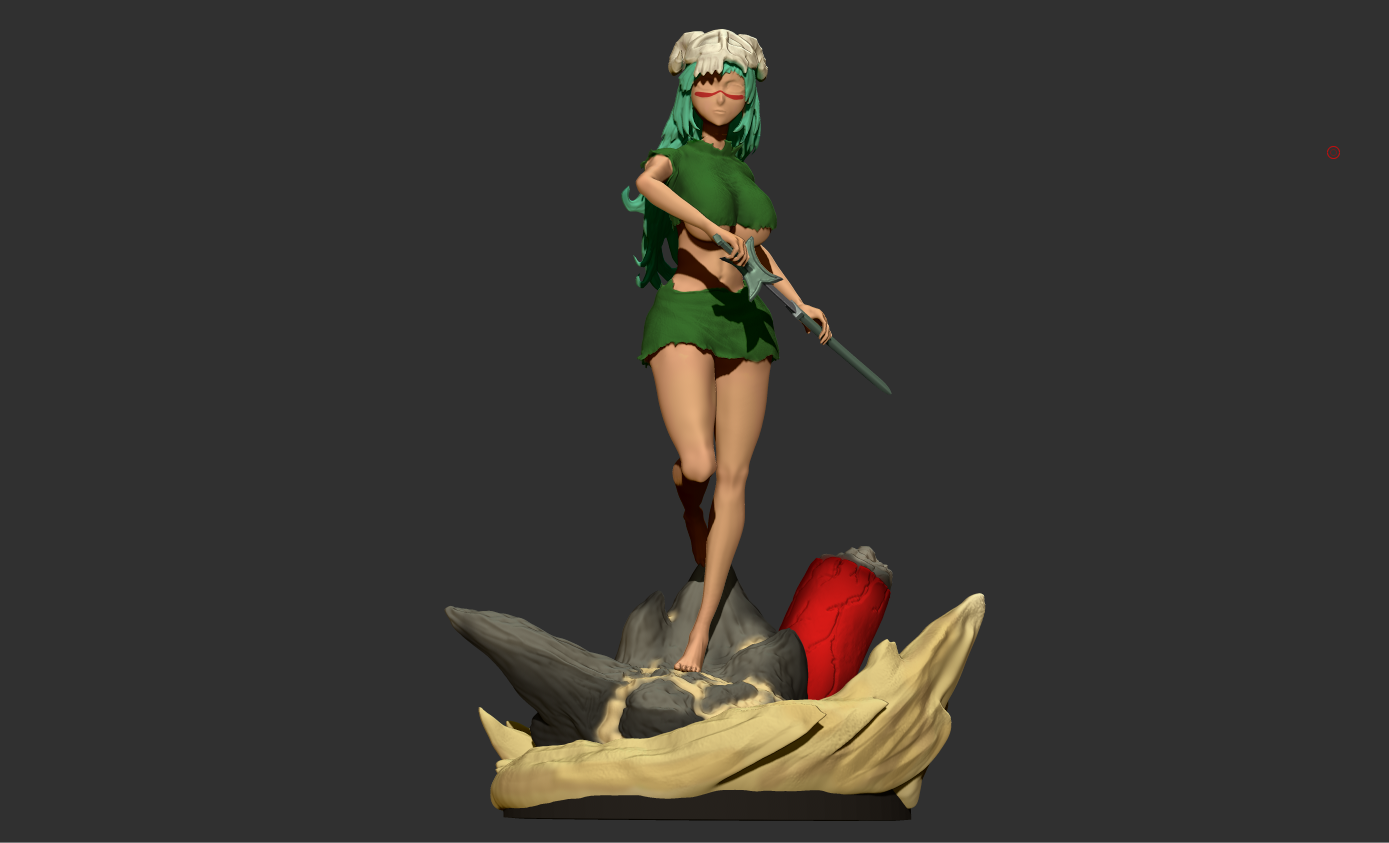 3D file neliel ti odelschwank - bleach statue/figure 👫・3D printer ...