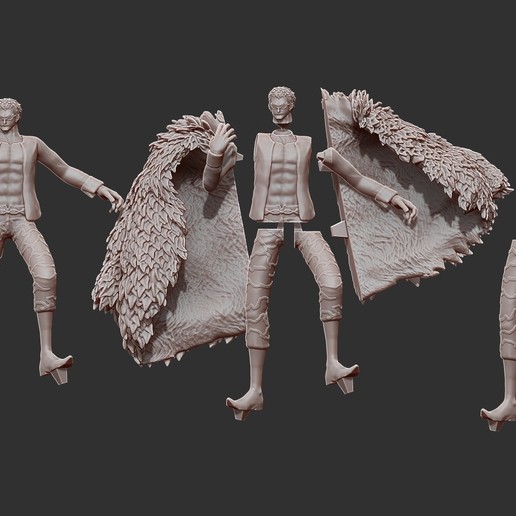 Download 3D printing templates Donquixote Doflamingo 3d print statue ...