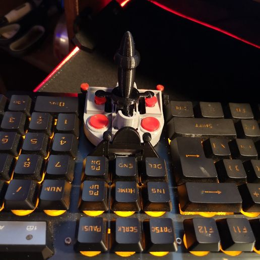 Download STL file Keyboard arrow keys KEYSTICK gaming joystick • 3D ...