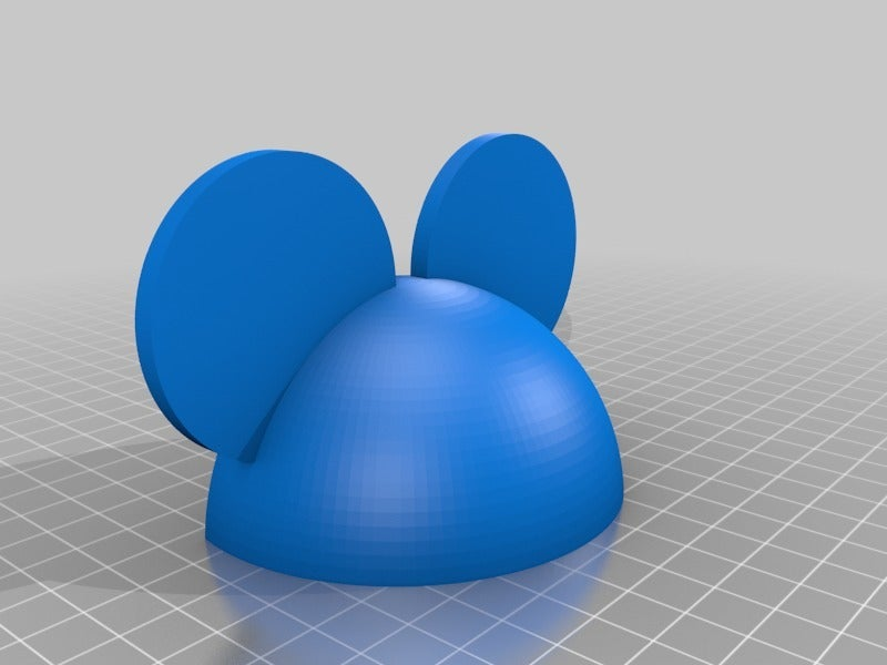 Free STL file Mickey Ears for Legoman TP Holder・3D printing idea to ...