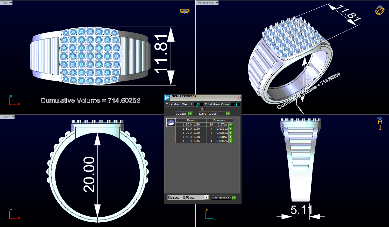 Download free STL file CNGR GENTS RING 4 • 3D print object ・ Cults