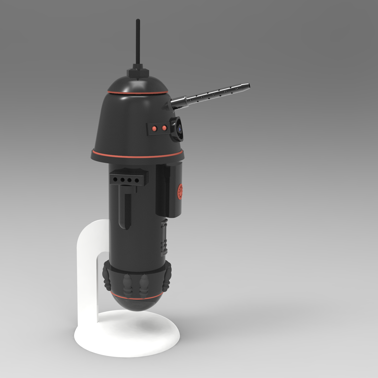 STL file Mandalorian Droid Guard with stand・3D printing model to ...