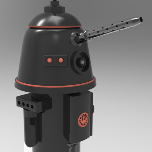 Download 3D printing designs Mandalorian Droid Guard with stand ・ Cults