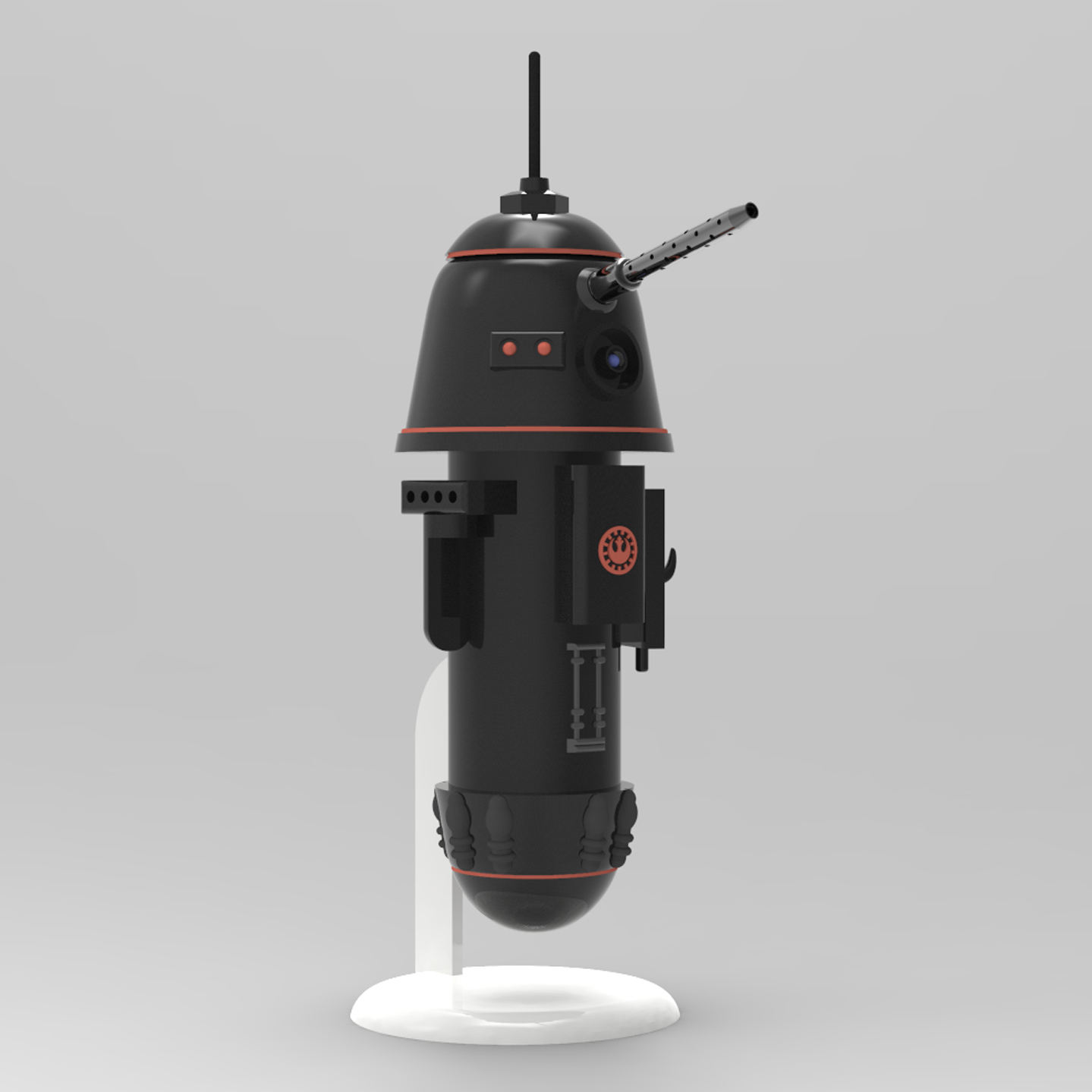 STL file Mandalorian Droid Guard with stand・3D printing model to ...