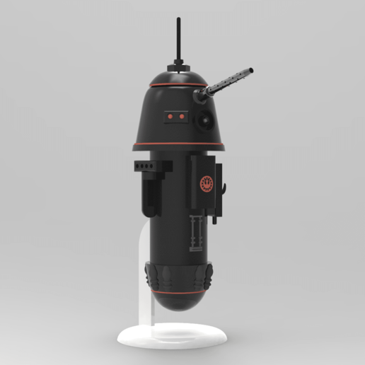 Download 3D printing designs Mandalorian Droid Guard with stand ・ Cults
