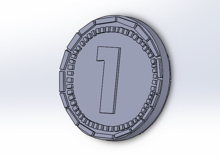 Archivo STL Monedas para el juego de mesa de las 7 maravillas・Modelo ...