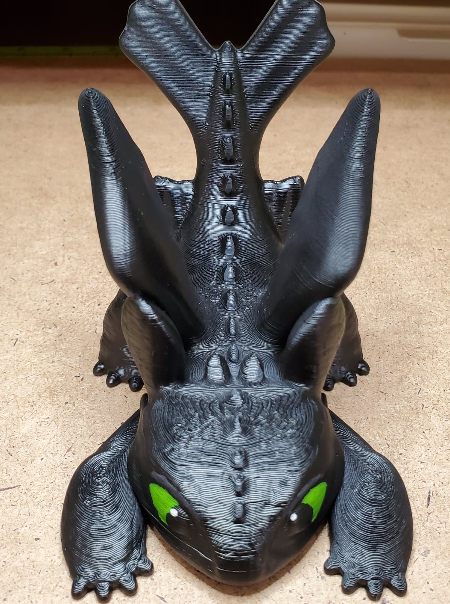 3D printed Toothless (Easy print no support) • made with Ender 3 Pro・Cults