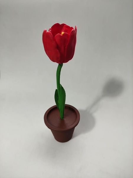 STL file TULIPAN(TULIP) 💐・3D print model to download・Cults
