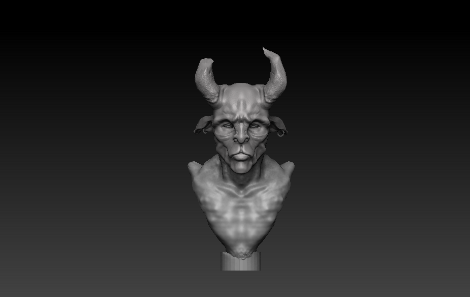 Free OBJ file Pan Goatman bust・3D printer design to download・Cults