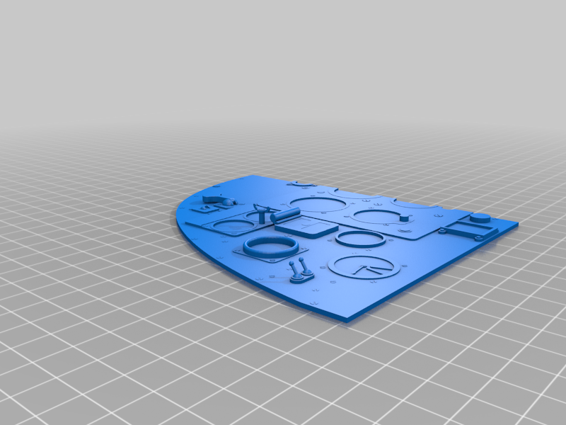 Free 3D file 1/4 Scale Spitfire Instrument panel・3D printer model to ...