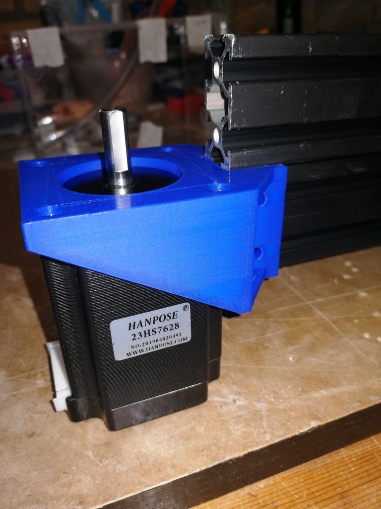 Free 3D file Nema 23 motormount for 2080 aluminium profile・Design to download and 3D print・Cults