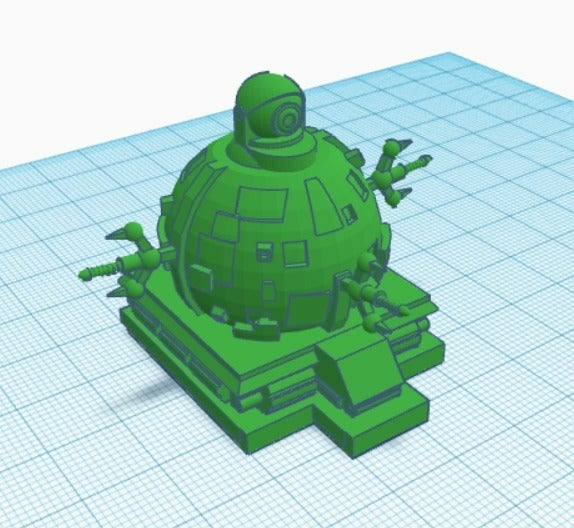 Free STL file Technodrome・3D printing template to download・Cults