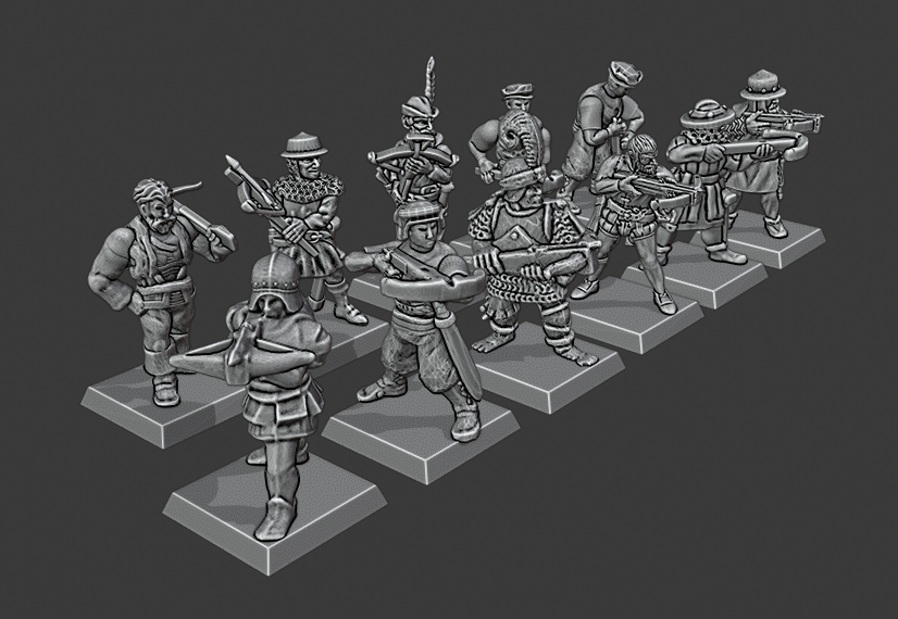Free STL file Warmaster Empire Crossbowmen・3D printable model to ...