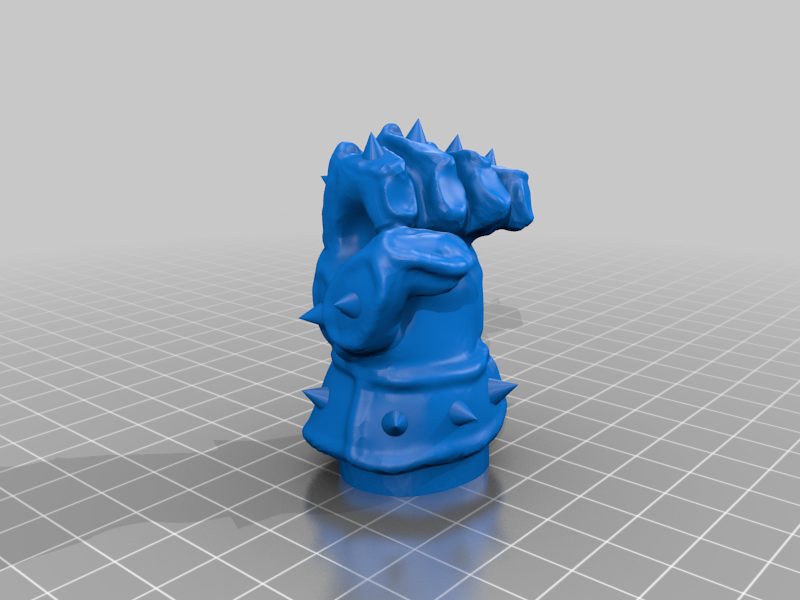 Free STL file Spiked Gauntlet 🧤・3D print design to download・Cults