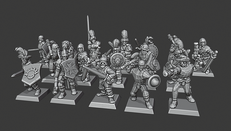 Free STL file Warmaster Empire Skirmishers 🦸・3D print design to ...
