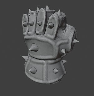 Free STL file Spiked Gauntlet 🧤・3D print design to download・Cults