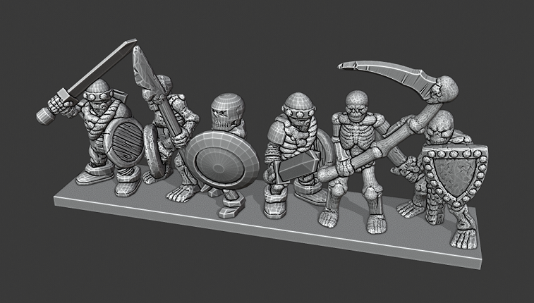 Free STL file Warmaster Undead Skeletons・3D printable design to ...