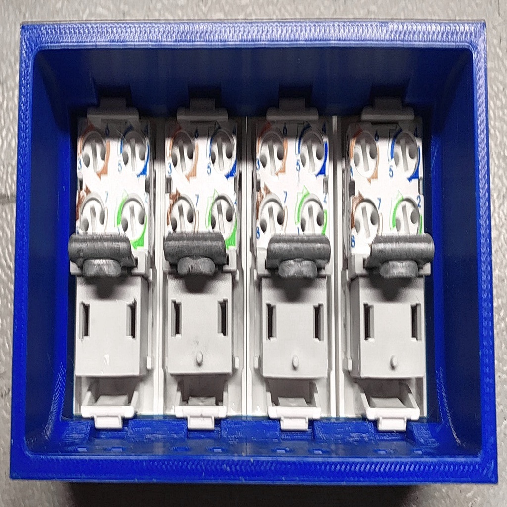 Free 3D file Tabletop Legrand DLP RJ45 Patchbox・Template to download ...