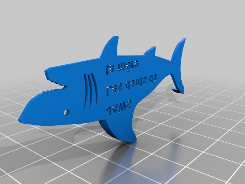 Free 3D file Jaws - "Your mother's teeth" - Bookmark・Model to download ...