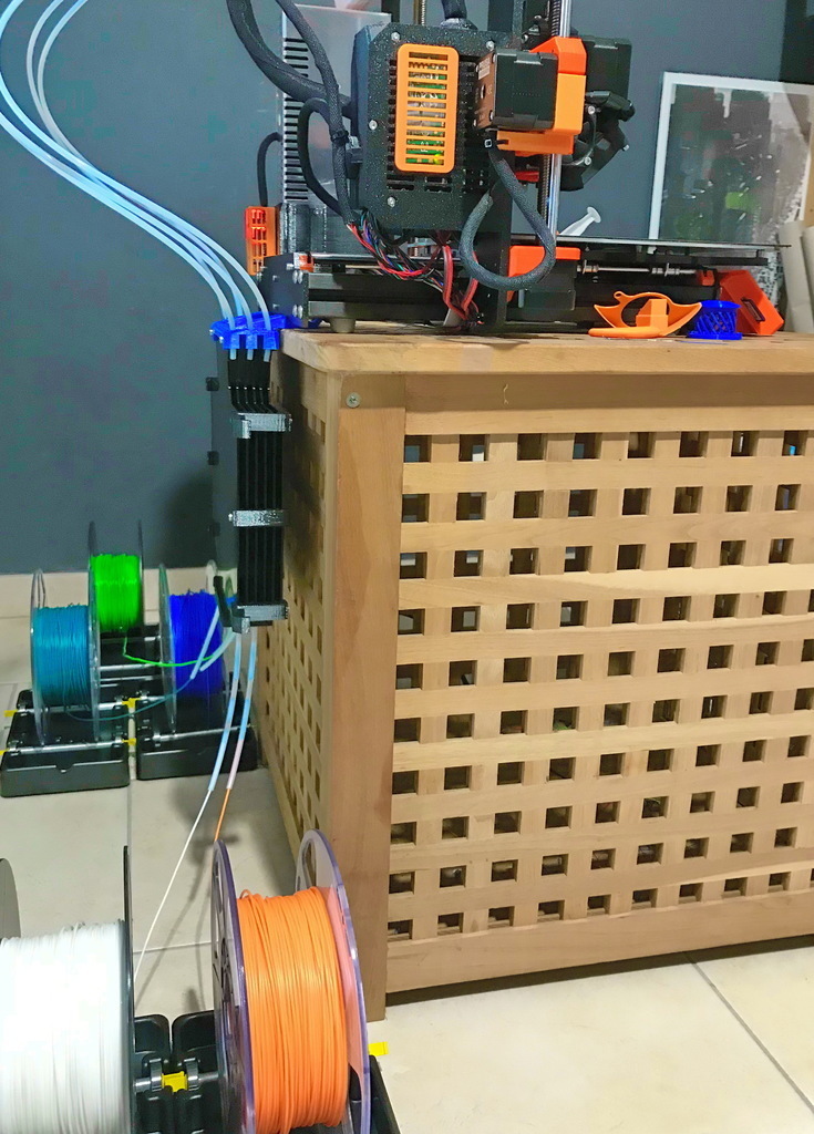 Free 3D file Prusa I3 MMU 2 Buffer Hook PTFE Inputs Up・3D printing ...
