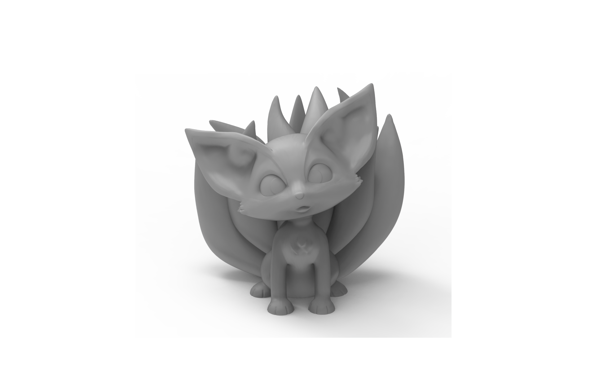 STL file Baby Kurama Figure Naruto・3D printable model to download・Cults