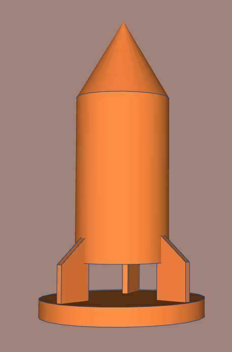 Free STL file ROCKET MİNİ・3D print object to download・Cults