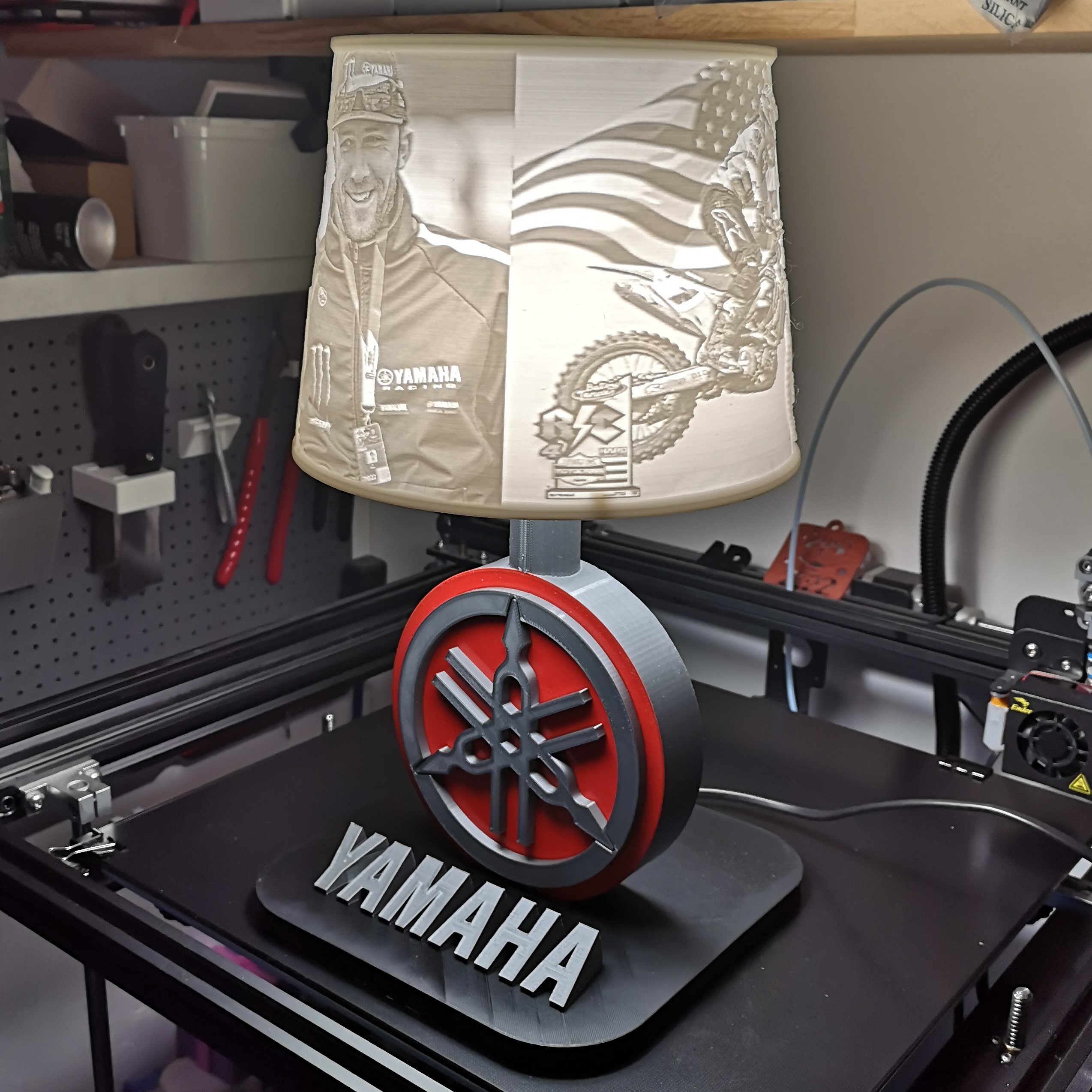 STL file Yamaha lamp・3D printer model to download・Cults
