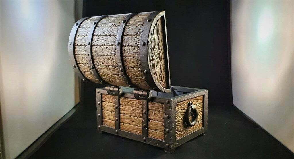 Free STL file Treasure chest - Working Lock 🔒・Design to download and 3D ...