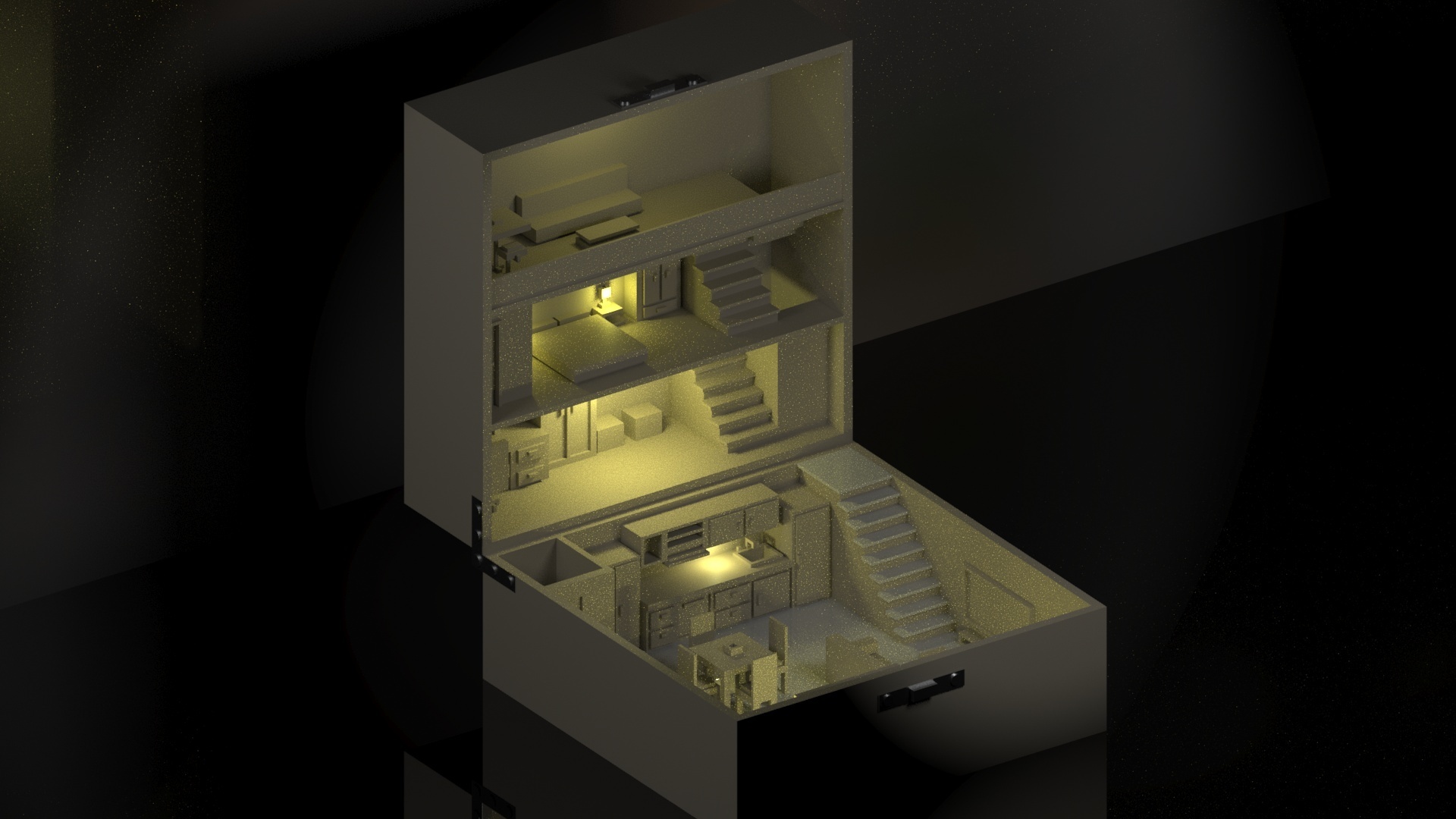 STL file Box House・3D printable model to download・Cults