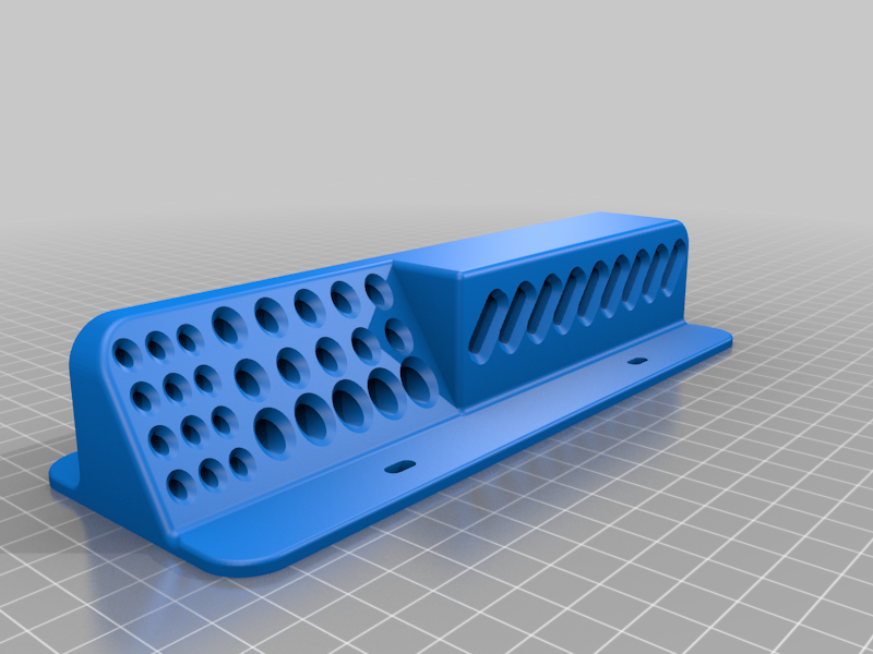 Free 3D file Wall Tool Holder Hex Bit Sockets Tweezers ...・3D printer ...