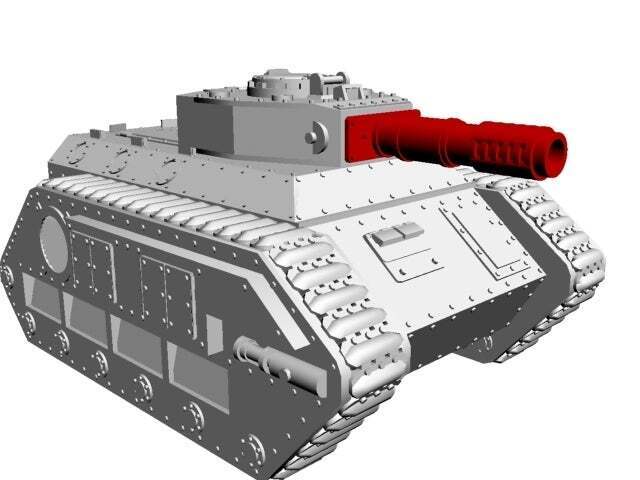 Free STL file 28mm tank battle cannon・3D printer model to download・Cults
