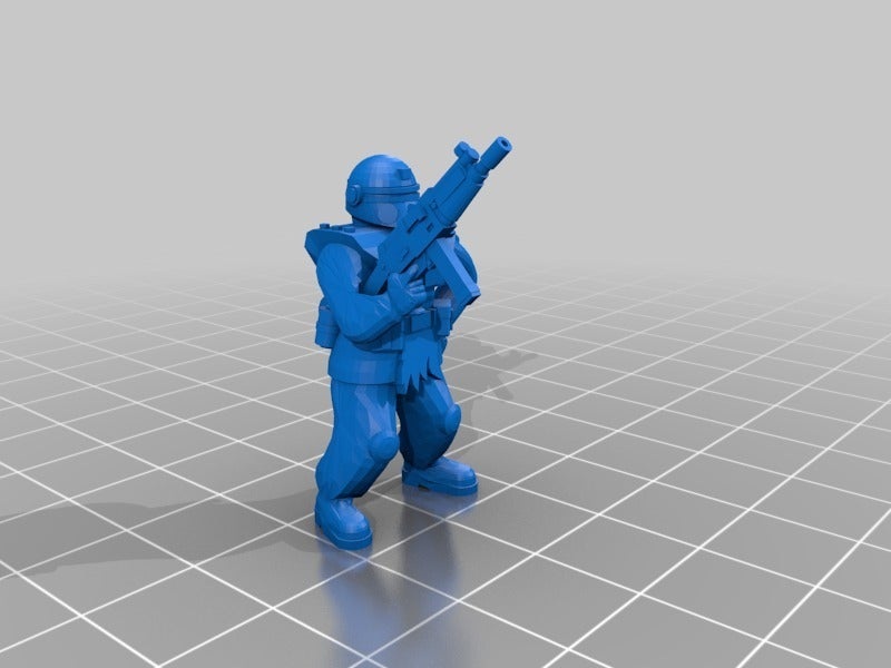 Free STL file 28mm SciFi Guard 1・3D printable object to download・Cults