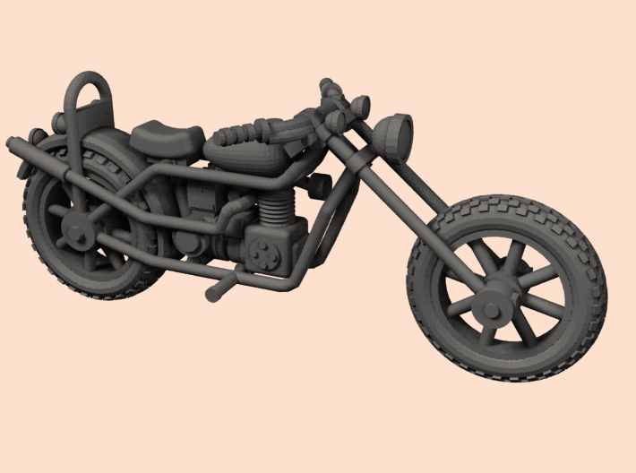 STL file 28mm Chopper bike・3D print model to download・Cults