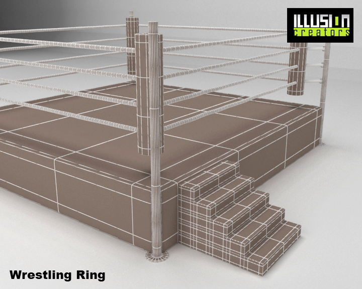 3D file Wrestling Ring 🤼・3D printer model to download・Cults