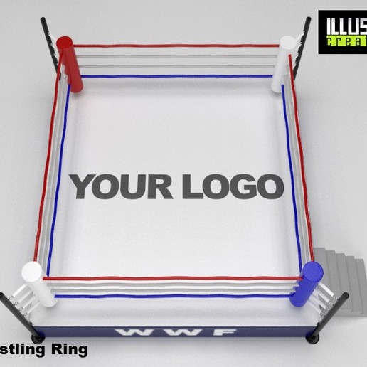 Download STL file Wrestling Ring ・ Cults