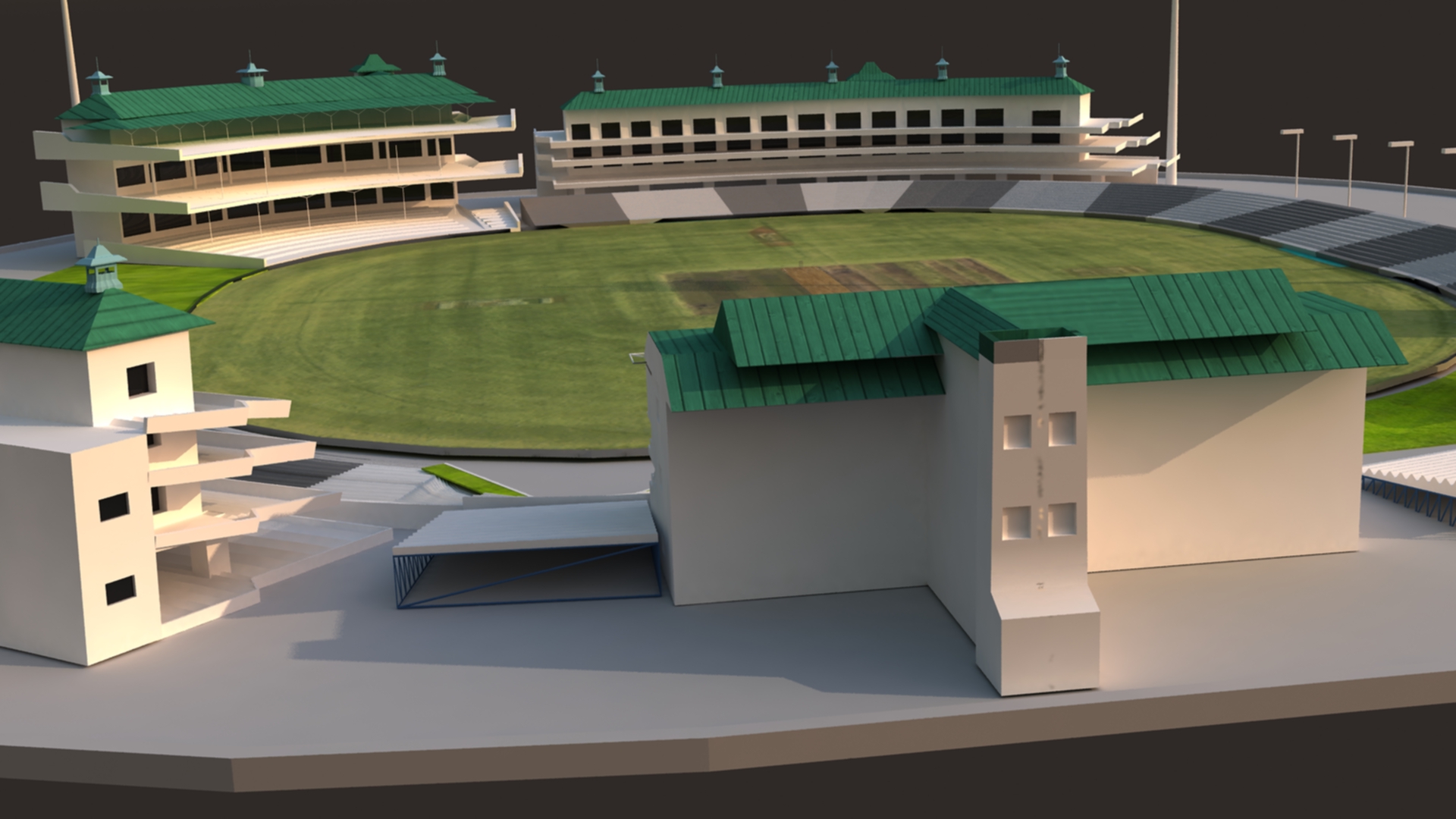 3D file NewZealand Cricket Stadium・Design to download and 3D print・Cults