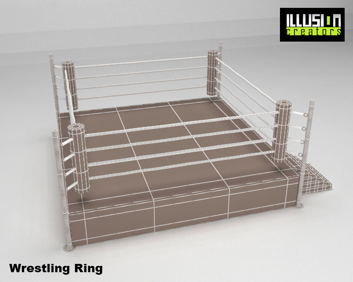3D file Wrestling Ring 🤼・3D printer model to download・Cults
