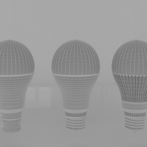 Download STL file LED Bulbs 3 Types • 3D printing object ・ Cults