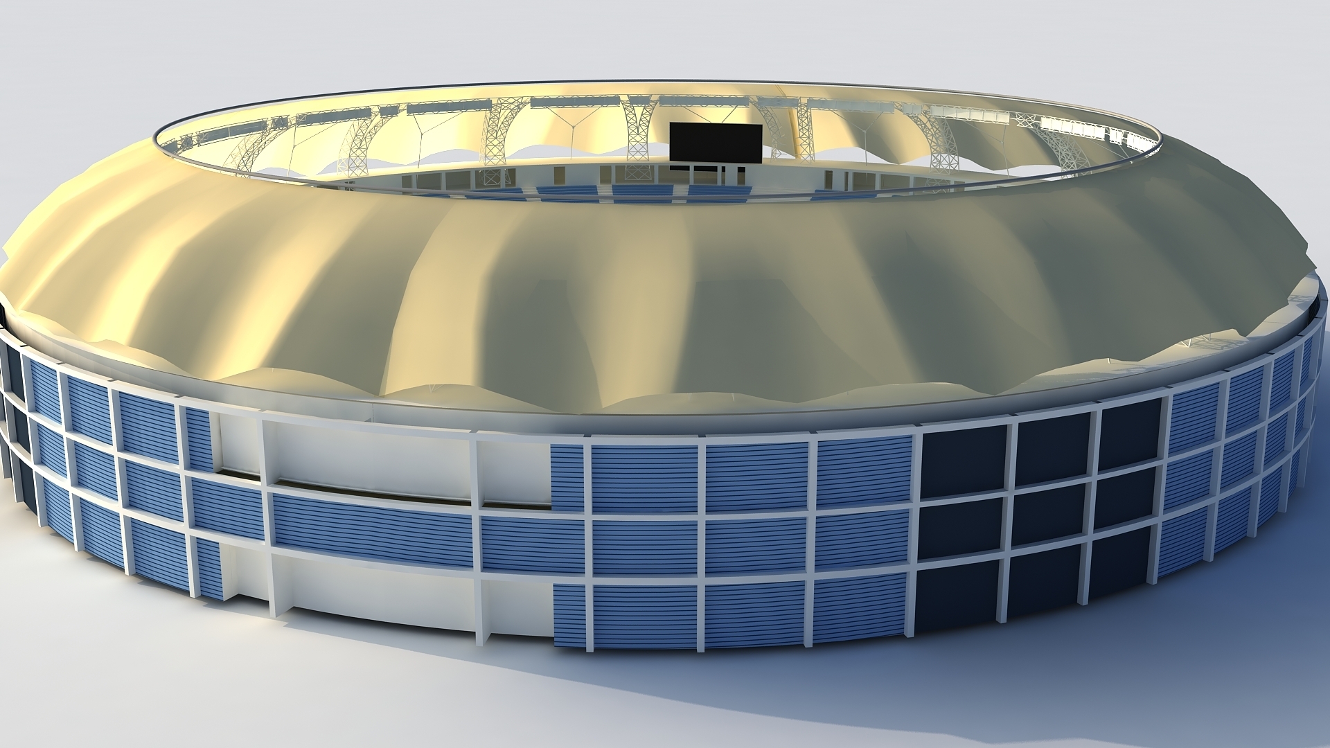 3D file Dubai Cricket Stadium・3D printable model to download・Cults