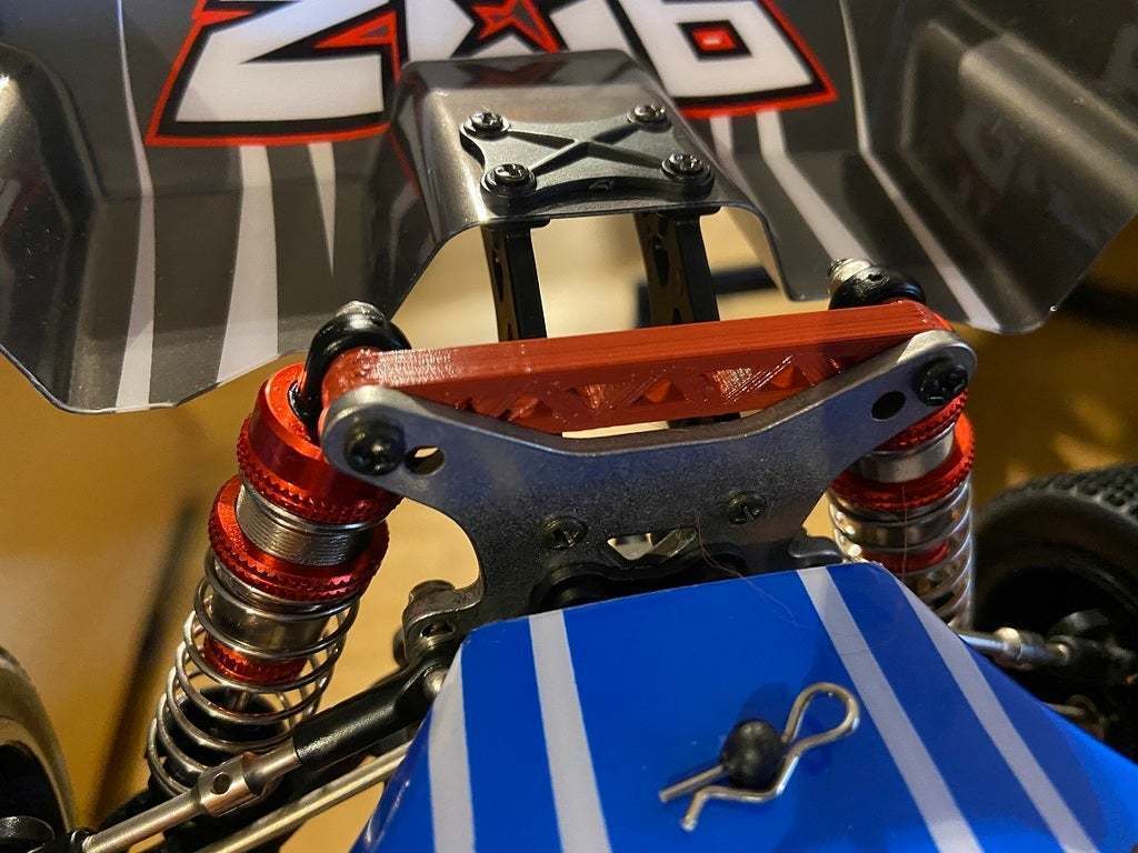 Free STL file WLToys 144001 shock tower brace 🚗・Template to download ...