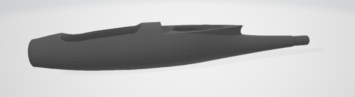 STL file Fuselage and nose 2in1 EHawk 1500 Glider・3D printer model to ...