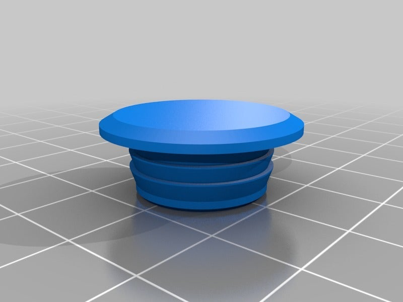 Download free STL file cap for 20mm pipes • 3D printing template ・ Cults