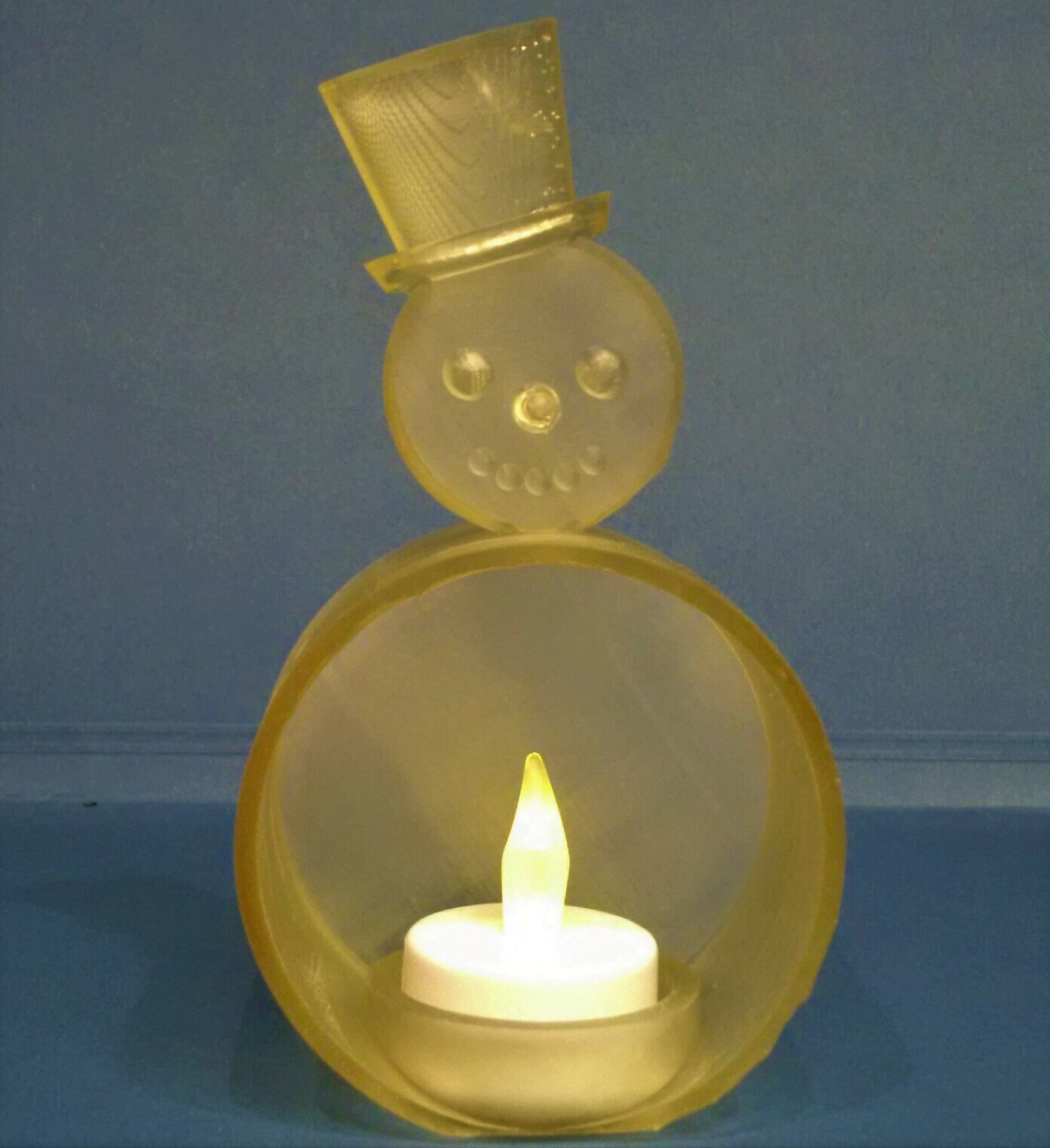 STL file snowman tealight ☃️・3D printing model to download・Cults
