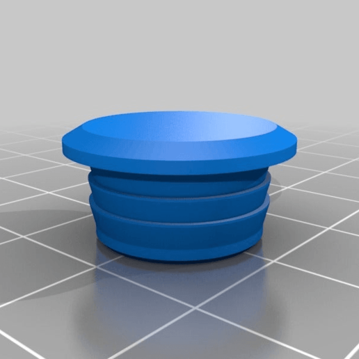Download free STL file cap for 20mm pipes • 3D printing template ・ Cults